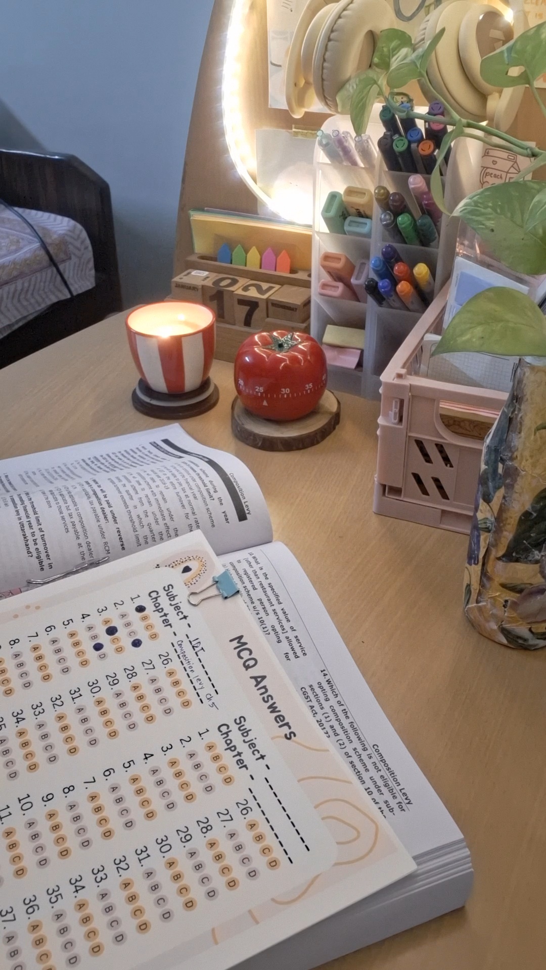 Practice MCQs using MCQ Answers Templates - Creating Plans