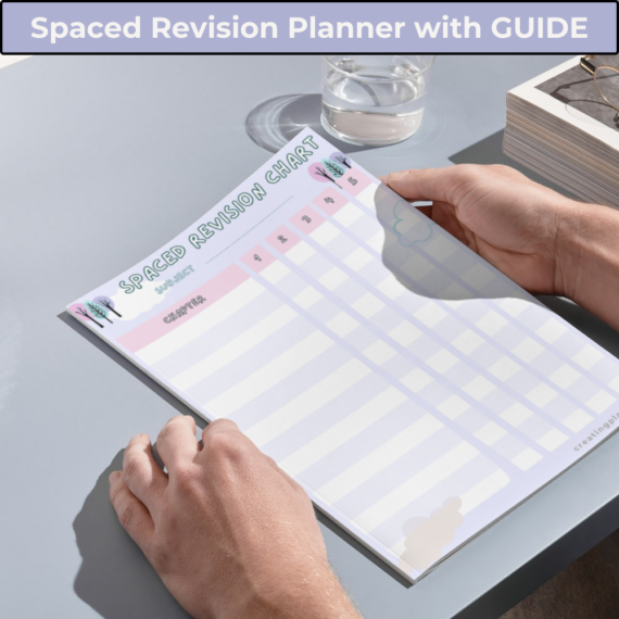SPACED REVISION Study Planner with GUIDE for Active Recall - Creating Plans